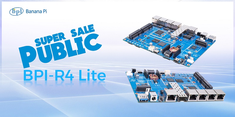 Banana Pi BPI-R4 Lite MediaTek MT7987A Open Source Router board public sale-Banana Pi open ...